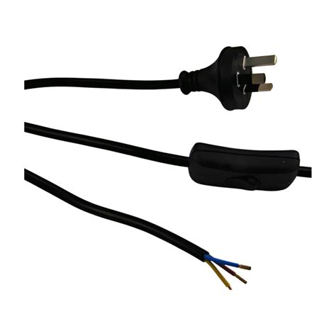 Lead Plug And Switch 3 Core Toongabbie Lighting