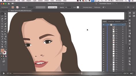 How To Make A Vector Portrait Vector Portrait Adobe Illustrator
