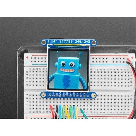 Buy Adafruit 3787 1 54 Inch 240x240 Wide Angle TFT LCD Display With MicroSD ST7789 Online In
