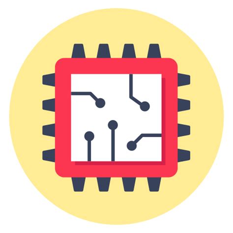 Ic Chip Integrated Circuit Microchip Semiconductor Icon Download On Iconfinder