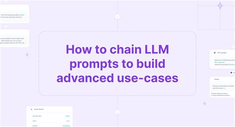 Chain Llm Prompts For Advanced Use Cases Relevance Ai