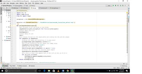 opencv face recognition attribute error in python 3 6 version stack