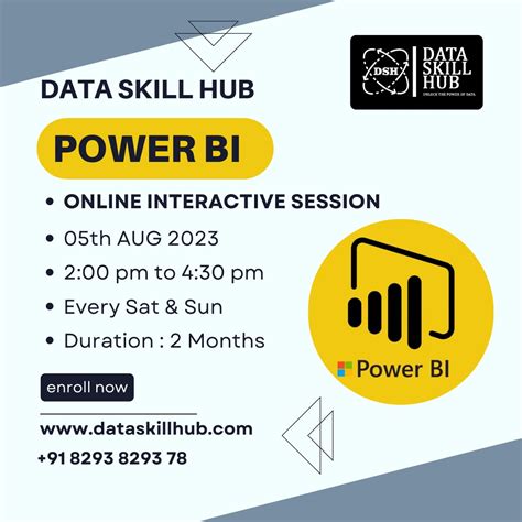 Power Bi New Batch Announcement Greetings From Data Skill Hub Dear