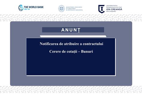 Notificare Privind Atribuirea Contractelor Materiale Didactice și Jocuri Educaționale Upsc