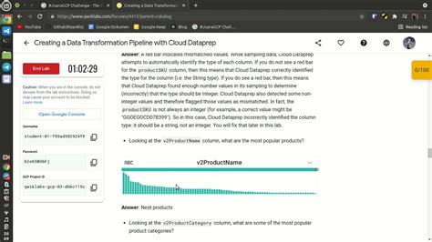Creating A Data Transformation Pipeline With Cloud Dataprep Gsp430
