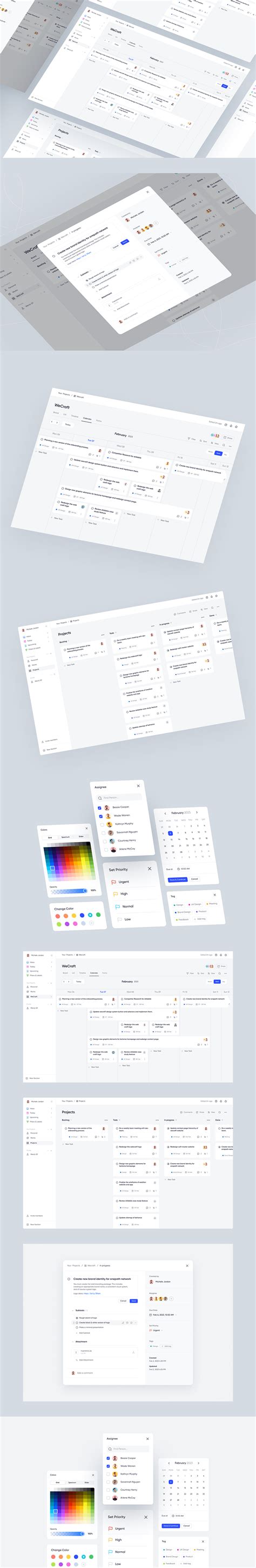 Task Management Dashboard On Behance