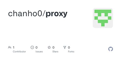 GitHub Chanho0 Proxy