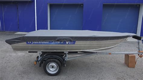Тент на лодку WYATBOAT 390 P транспортировочный (храповый механизм ...