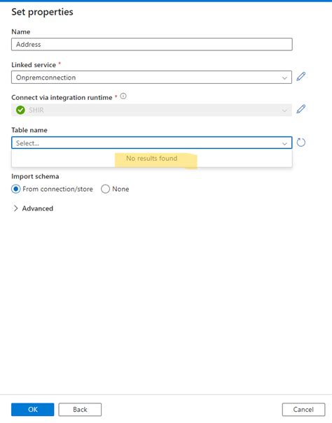 Ho To Fix Table List Not Showing Up After Creating Linked Service Microsoft Qanda
