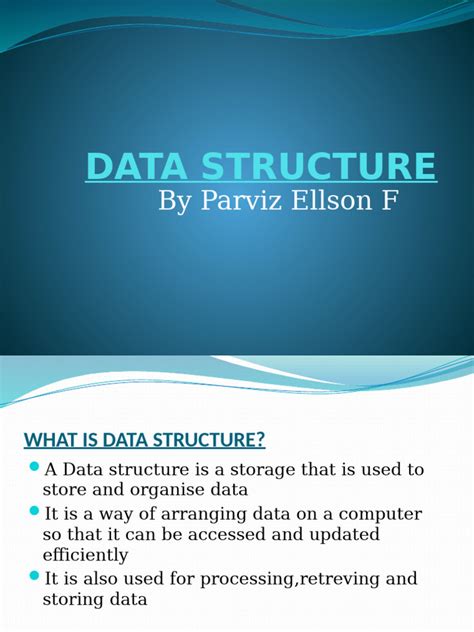Understanding Data Structures Basics Pdf