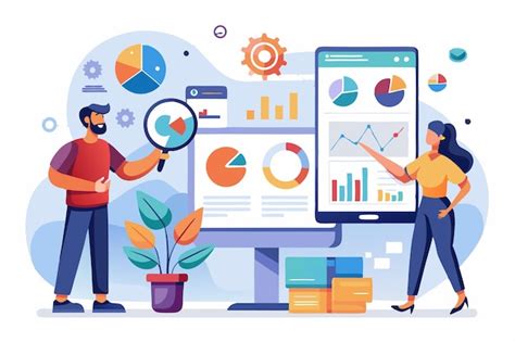 Premium Photo Business Professional Team Analyzing Business Data On