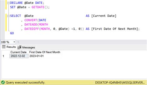 Sql Server 2022 Tsql How To Get Previous Current And Last Month