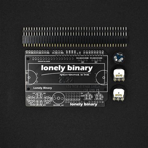 diy lcd 1602 keypad shield lonely binary