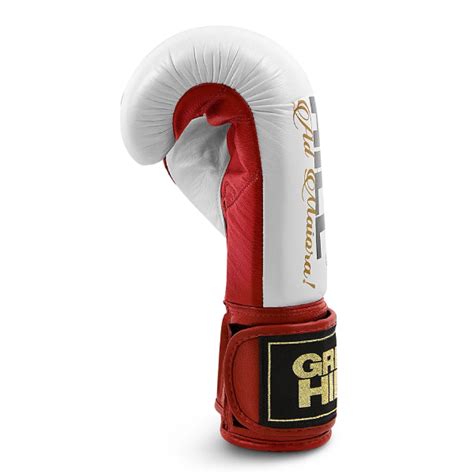 Боксови Ръкавици Green Hill Legend White/Red 👊 Leaderfitness