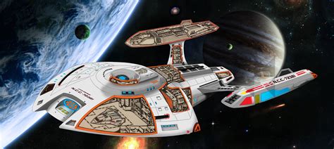 Starship Cutaway Drawing