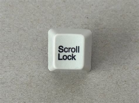 Pearl Scroll Lock For Ibm Model M Keyboard Key Cap W Black Text Unicomp Keycap £3 61 Picclick Uk