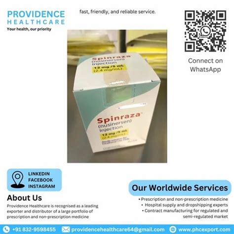Spinraza Nusinersen Injection At Rs 1110 Box Spinraza Injection In Nagpur Id 2853929297797