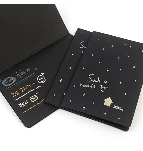 블랙무지공책 낙서장 드로잉북 일기장 스케치노트28매 블랙노트 공책꾸미기 티몬