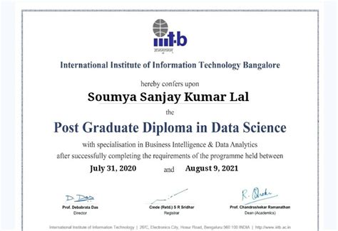 Soumya Lal On Linkedin Iiitbangalore Datascientist Dataanlytics