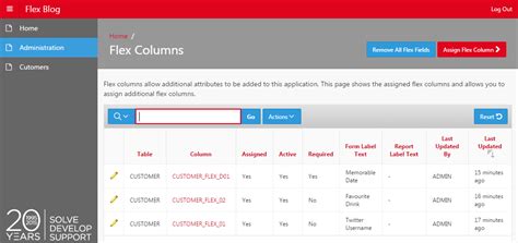 Flexible Field Functionality