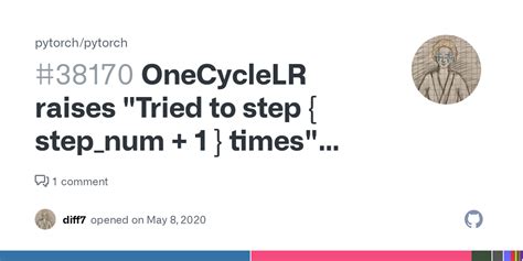 OneCycleLR Raises Tried To Step Step Num Times After The Value Is More Than Expected