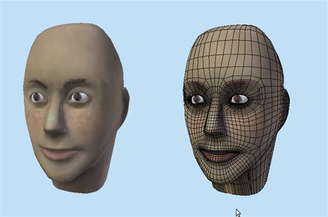 Newbie To Blender Basic Face Model Blender Tests Blender Artists Community