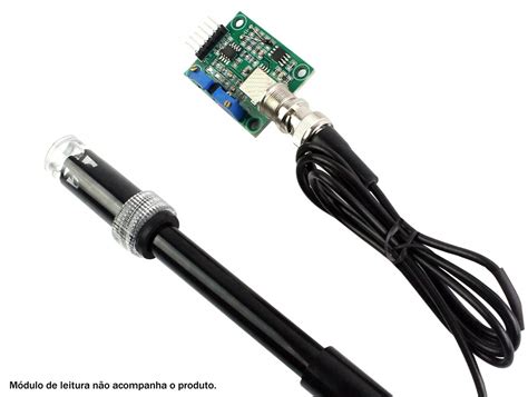 Eletrodo PH Sonda Do Sensor De PH Arduino Usinainfo