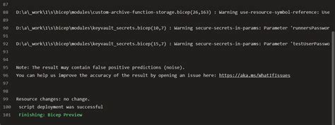 Using Template Spec With Bicep Hides Output Of What If · Azure Bicep · Discussion 10463 · Github