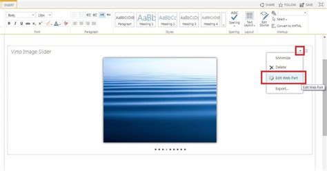 virto image slider web part settings virtosoftware guides and docs