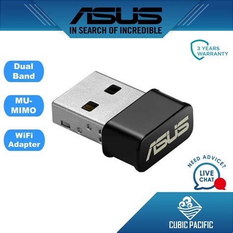 Asus Usb Ac Nano Ac Wifi Mu Mimo Dual Band Usb Wifi Adapter Wireless Usb Wifi Dongle
