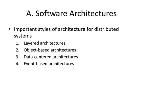 Ppt Distributed Operating Systems Architectures Powerpoint