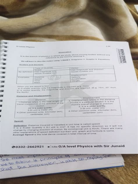 Kinematics Notes Pdf