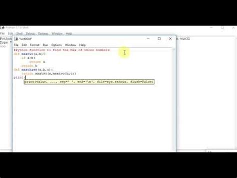 Python Function To Find The Max Of Three Numbers Coding In Python Python Computer Programming