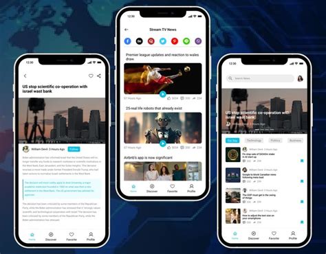 News Feed For A News Aggregation App Ui Design App Ui Design App Ui Ui Design