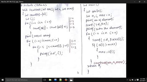 Counting Sorttheory And Code Explainedin Hindi Youtube