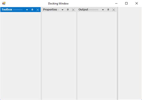 Dock Window In Windows Forms Docking Manager Control Syncfusion®
