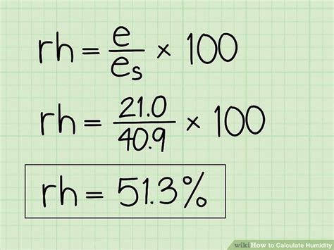 How To Calculate Humidity 15 Steps With Pictures WikiHow