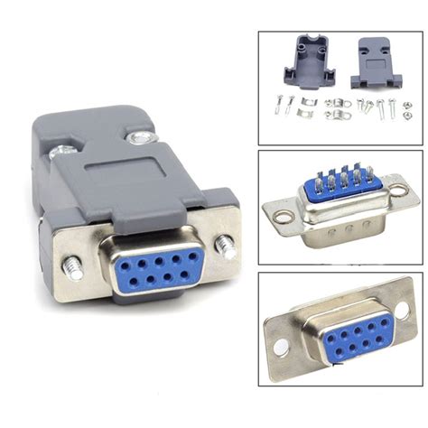Đầu Hàn Db9 Rs232 Cái Female Vỏ ốp Nhựa Vặn ốc Giá Rẻ