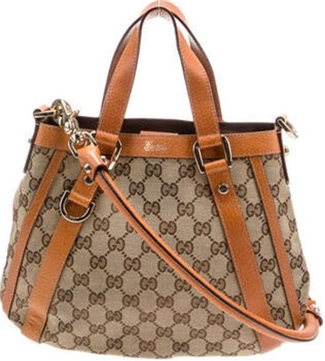 Gucci Gg Canvas Small Abbey Convertible Tote Shopstyle