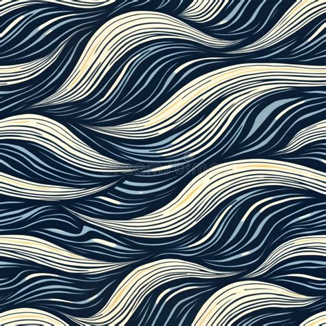 Abstract Wavy Pattern Design Featuring Flowing Lines Swirling Lines Create Dynamic Motion