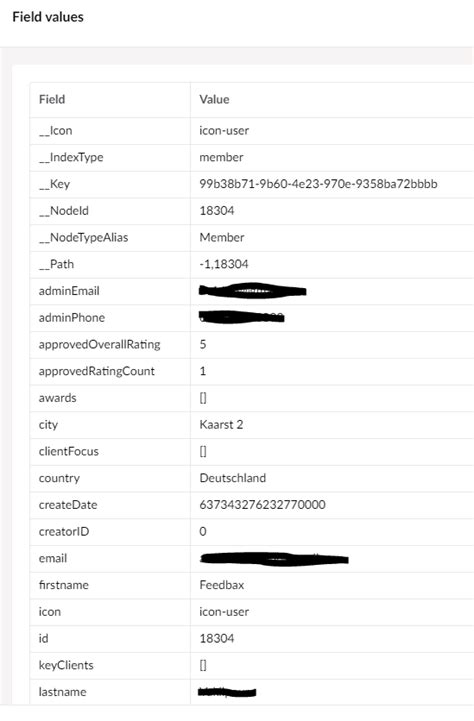 First Member Update After Rebuilding The Index And Application Start Cuts Off All Custom Indexed