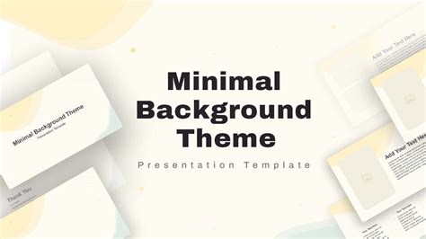 Minimal Background Powerpoint Theme Slidebazaar