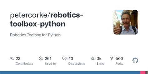 Home Petercorke Robotics Toolbox Python Wiki GitHub