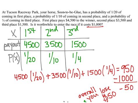 expected value