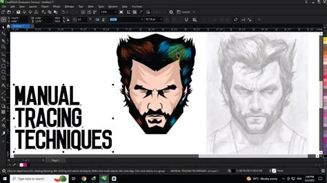 Coreldraw Manual Tracing Techniques For Experts Beginners Ahsan Sabri YouTube
