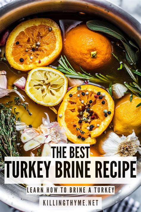 How To Make The Best Turkey Brine Recipe Turkey Recipes