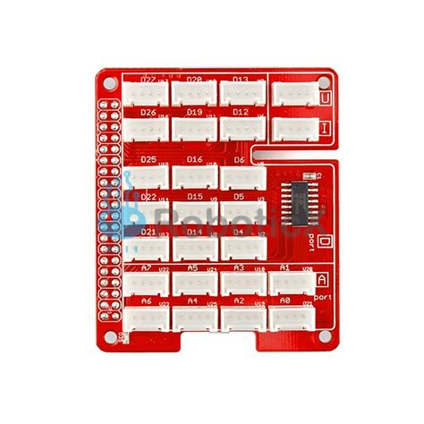 Base Shield For Raspberry Pi With Adc Chip Mcp3008 Roboticx