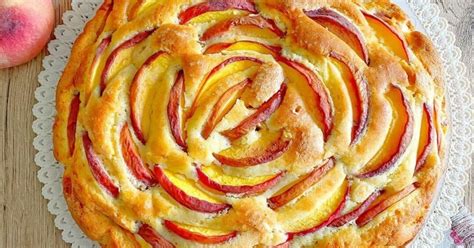 Як приготувати пиріг з персиками простий рецепт Телеграф