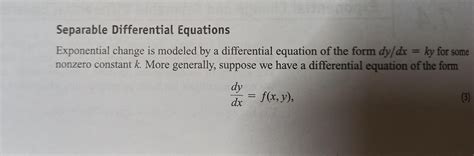Exponential change and separable differential equations. : r/askmath