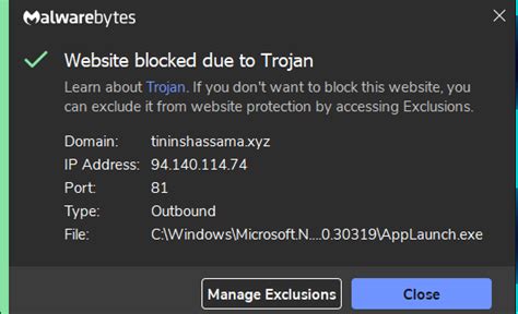 Detected Trojan Windows Microsoft NET Framework V AppLaunch Exe Resolved Malware